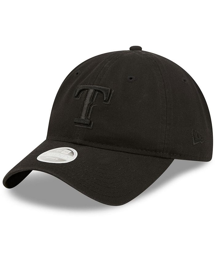 New Era Women's Texas Rangers Black on Black Core Classic II 9TWENTY ...