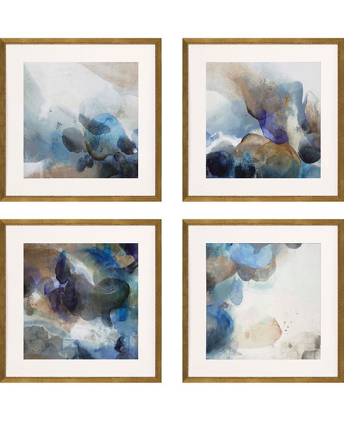 Paragon Picture Gallery Pebbles Wall Art Set, 4 Piece - Macy's