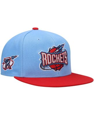 Men's Mitchell & Ness Light Blue and Red Houston Rockets Hardwood ...