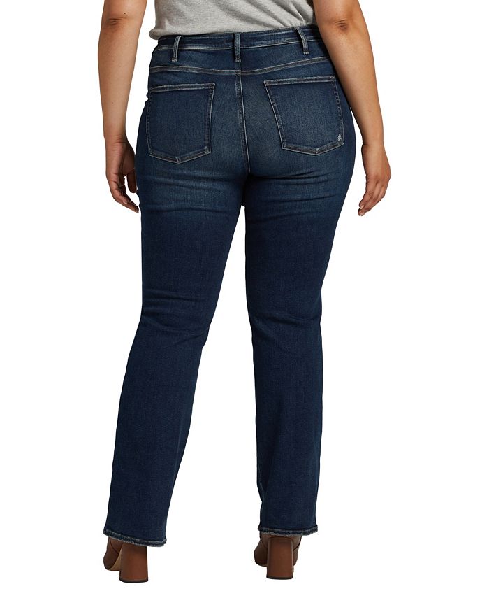 Silver Jeans Co Plus Size Infinite Fit One Size Fits Three High Rise