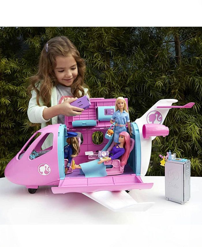 Barbie Fly High and Dream Big Barbie Double Passenger Airplane - Macy's