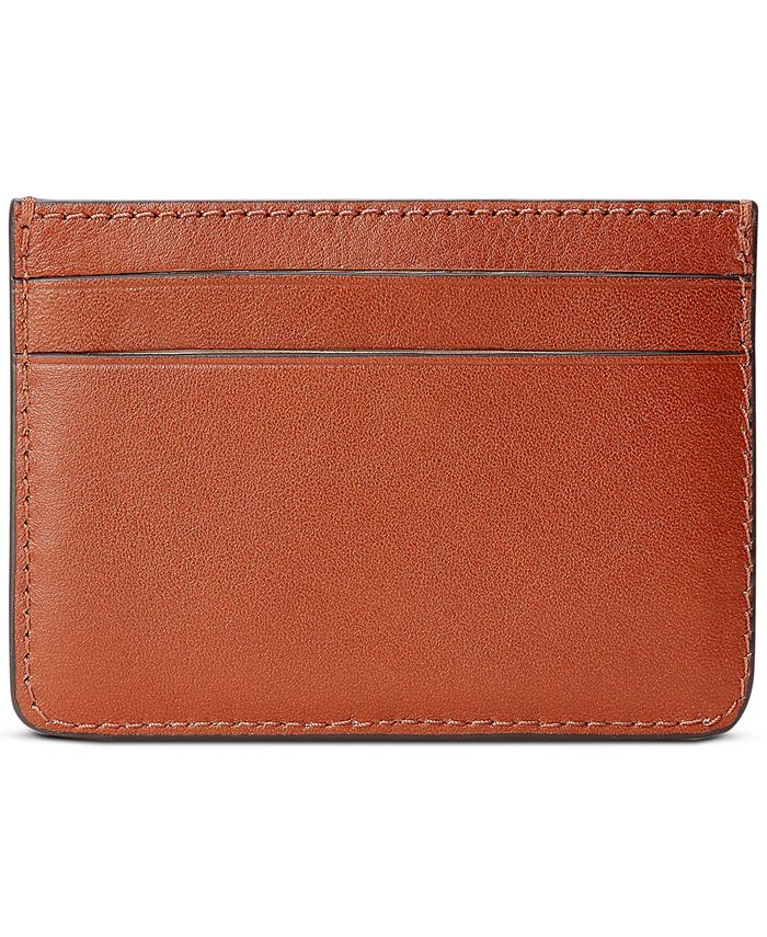 Lauren Ralph Lauren Women's Full-Grain Leather Small Slim Card Case ...