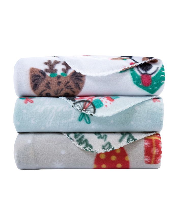 Birch Trail Holiday Printed Fleece Throw, 50" x 60" & Reviews ...