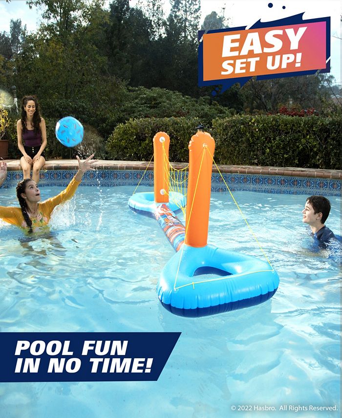 Nerf Super Soaker Inflatable Volleyball Game Set by Wowwee - Macy's