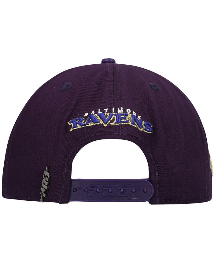 Pro Standard Men's Purple Baltimore Ravens Script Wordmark Snapback Hat ...