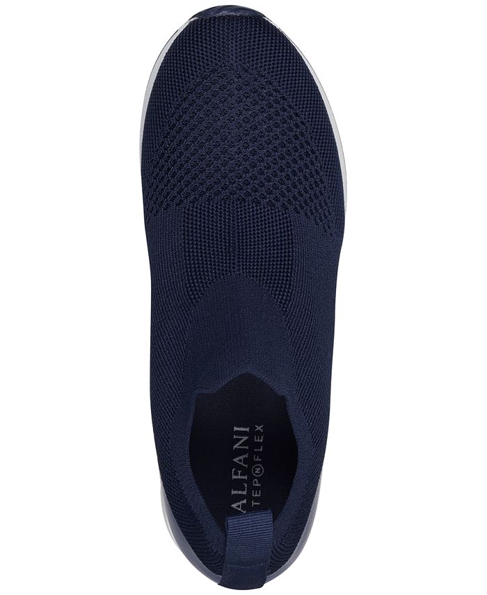 Alfani Women's Websterr Knit Wedge Sneakers, Created for Macy's ...
