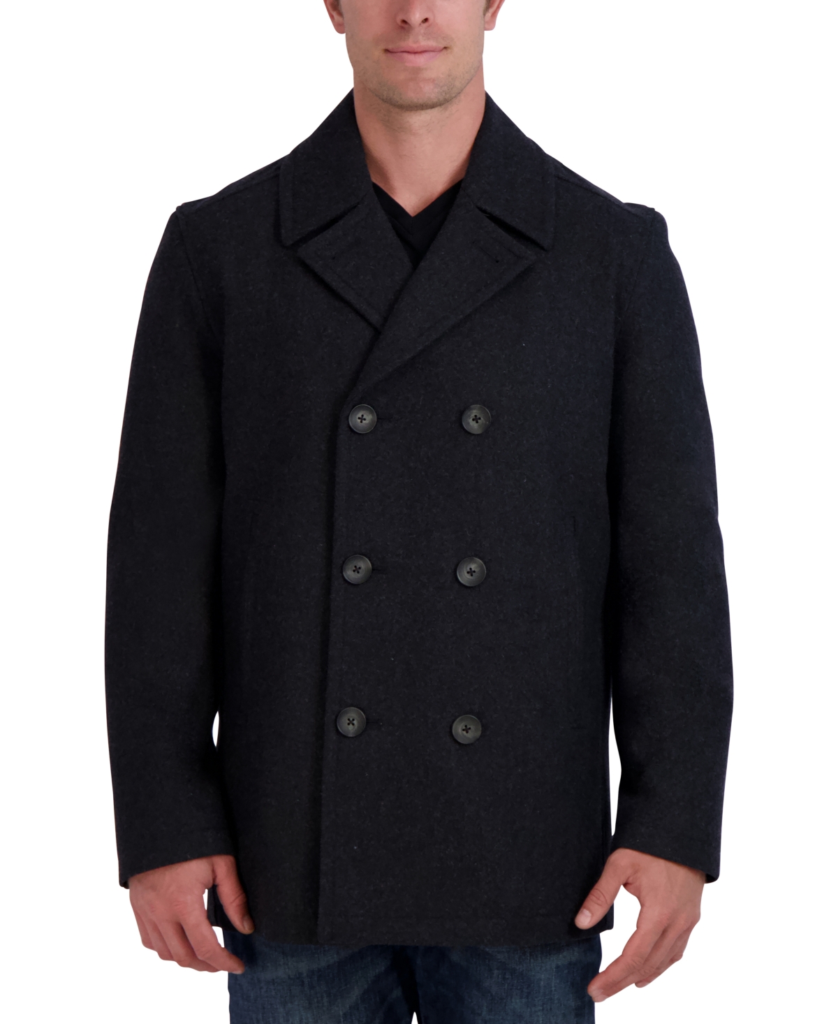 Click here for Nautica Mens Classic Peacoat - Charcoal prices