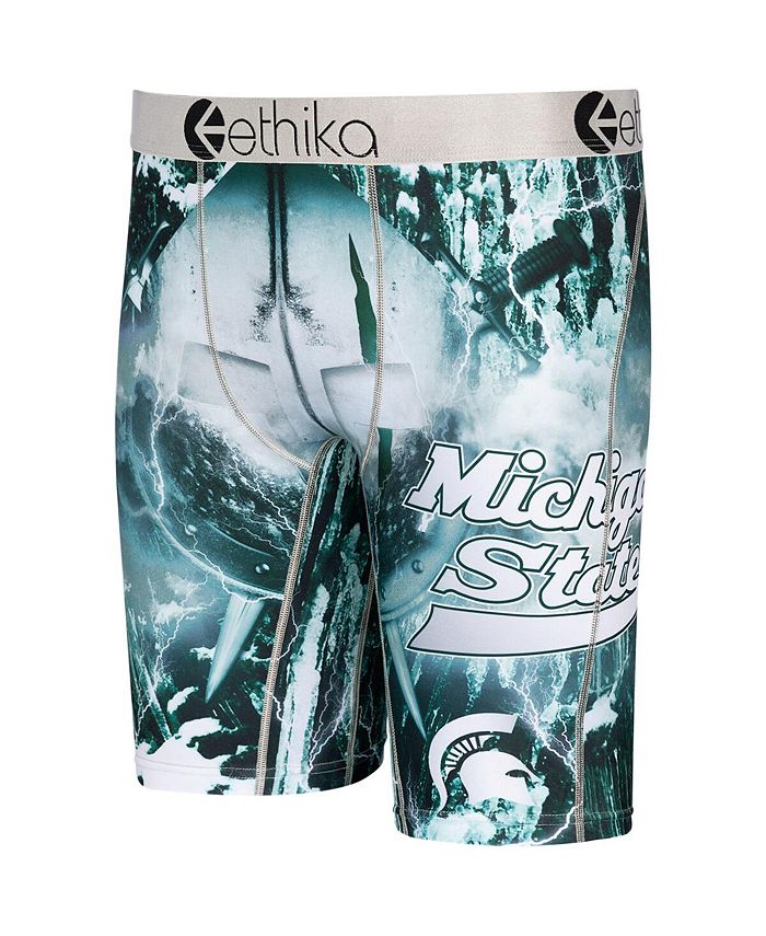 Ethika Youth Boys Green and White Michigan State Spartans Collegiate ...
