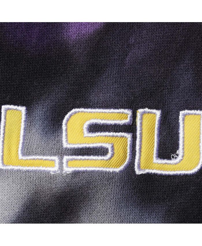 Colosseum Women's Purple LSU Tigers Slow Ride Spiral Tie-Dye Oversized ...