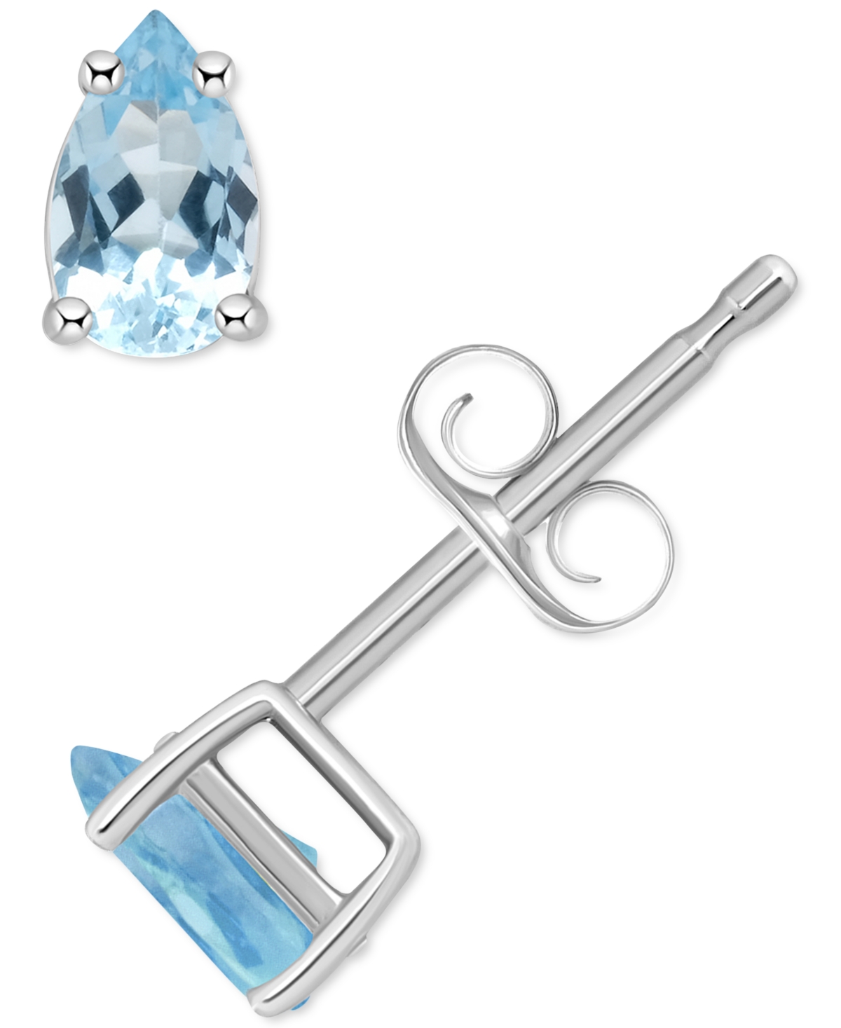 Click here for Aquamarine Pear Stud Earrings (1/3 ct. t.w.) in 14... prices