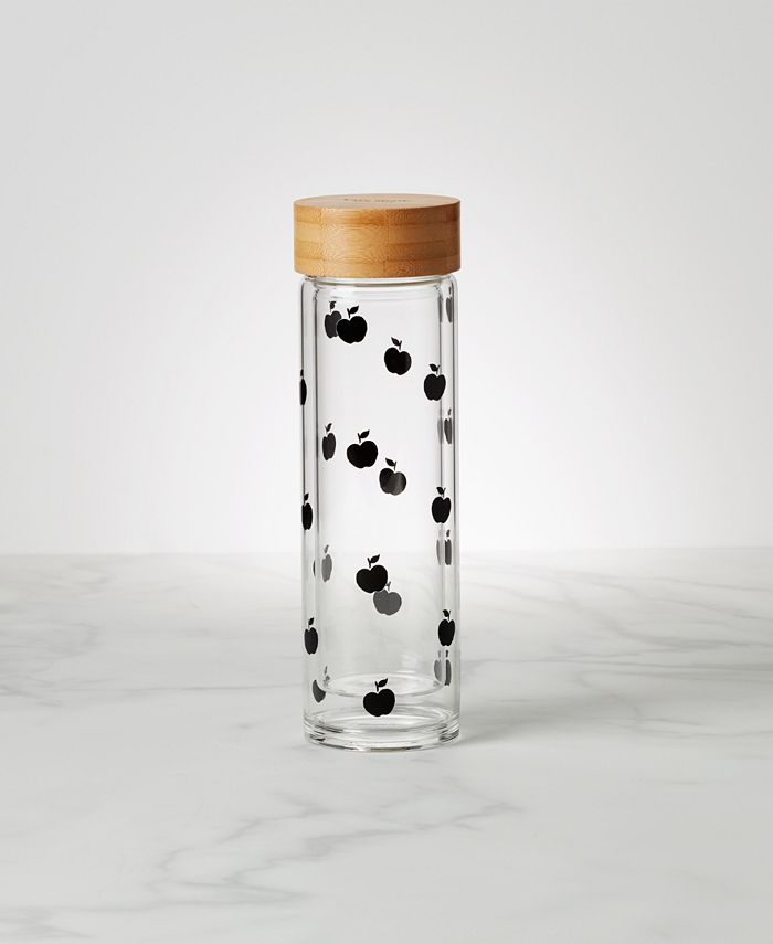 Kate Spade Apple Toss Glass Hydration Bottle - Macy's