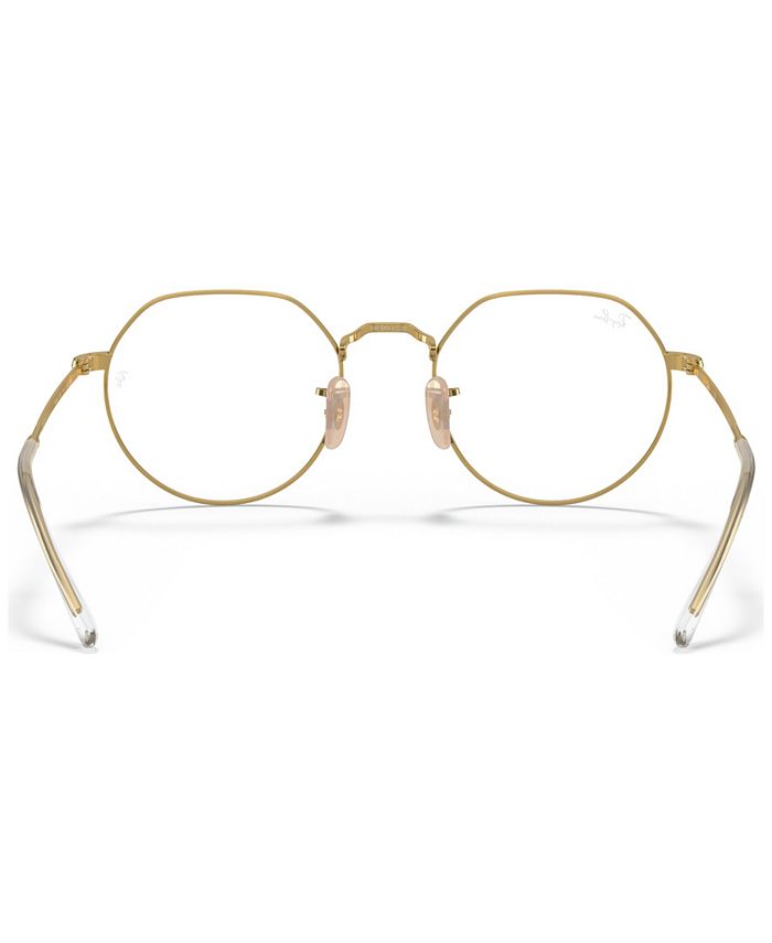 Ray-Ban RB6465 Jack Unisex Irregular Eyeglasses - Macy's