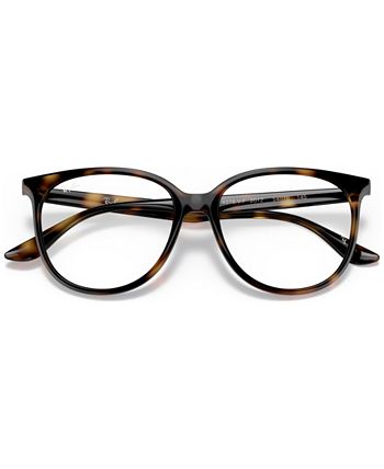 Ray-Ban RB4378V Optics Women's Square Low Bridge Fit Eyeglasses - Macy's