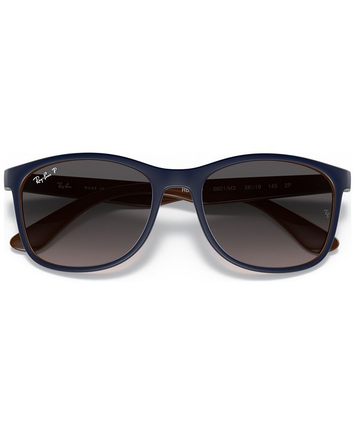 Ray-Ban Unisex Polarized Sunglasses, RB4374 56 - Macy's
