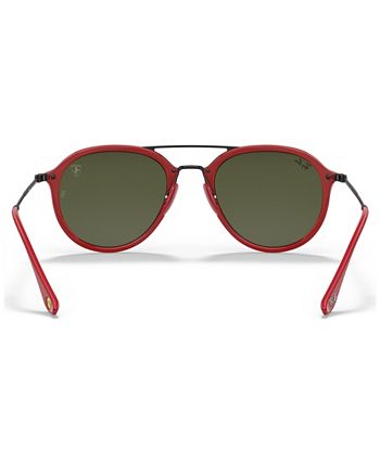 Ray-Ban RB4369M Scuderia Ferrari Collection 53 Unisex Sunglasses ...