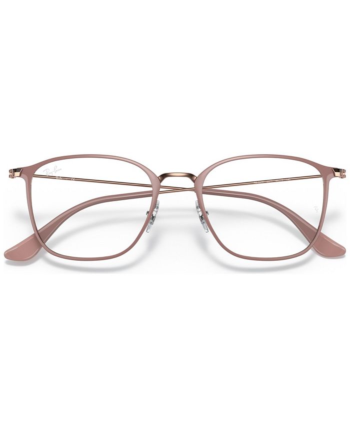 Ray-Ban RB6466 Unisex Square Eyeglasses - Macy's