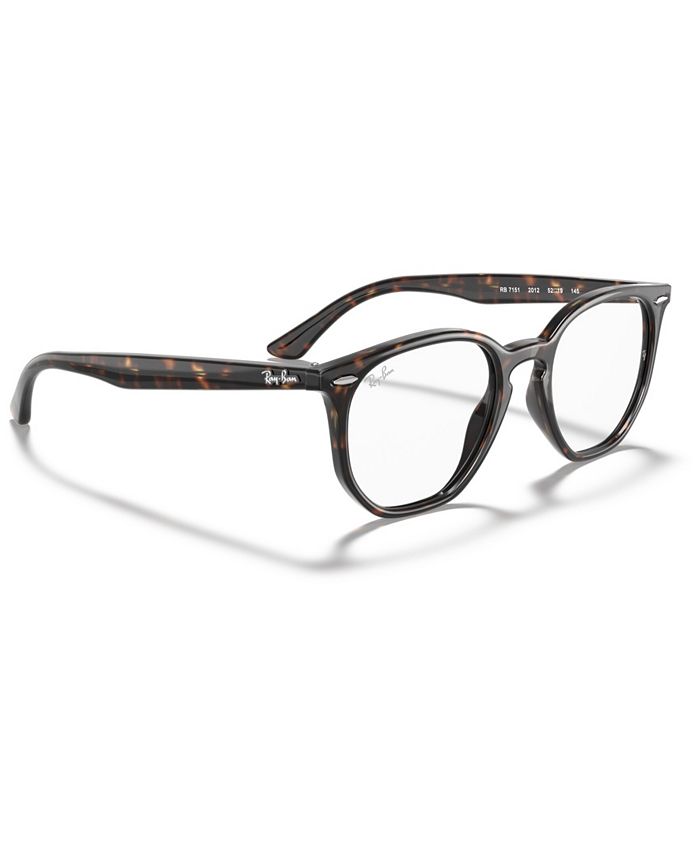 Ray-Ban RB7151 Hexagonal Optics Eyeglasses - Macy's