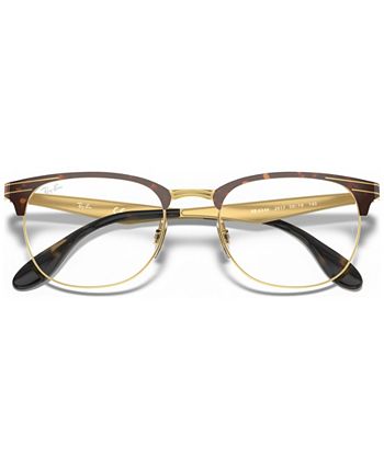 Ray-Ban RX6346 Unisex Square Eyeglasses - Macy's