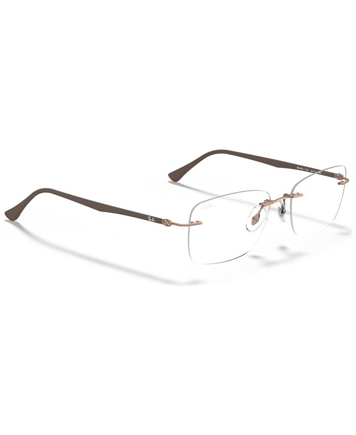 Ray-Ban RX8725 Unisex Rectangle Eyeglasses - Macy's