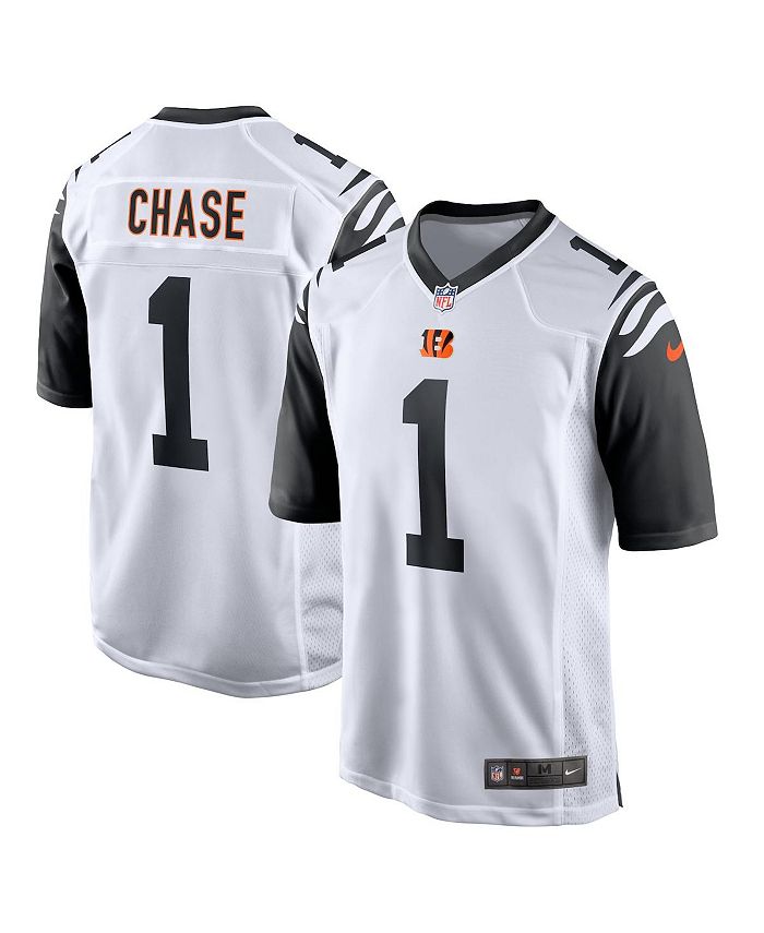 Nike Men's Ja'Marr Chase White Cincinnati Bengals Alternate Game Player ...