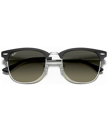 Ray-Ban Sunglasses, RB3716 CLUBMASTER METAL - Macy's