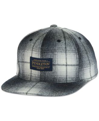 Pendleton Men's Plaid Flat Brim Hat - Macy's