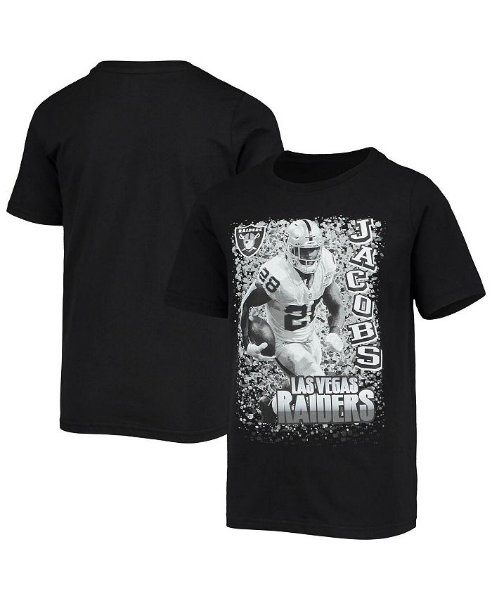 Outerstuff Men's Josh Jacobs Black Las Vegas Raiders U Da Man T-shirt ...
