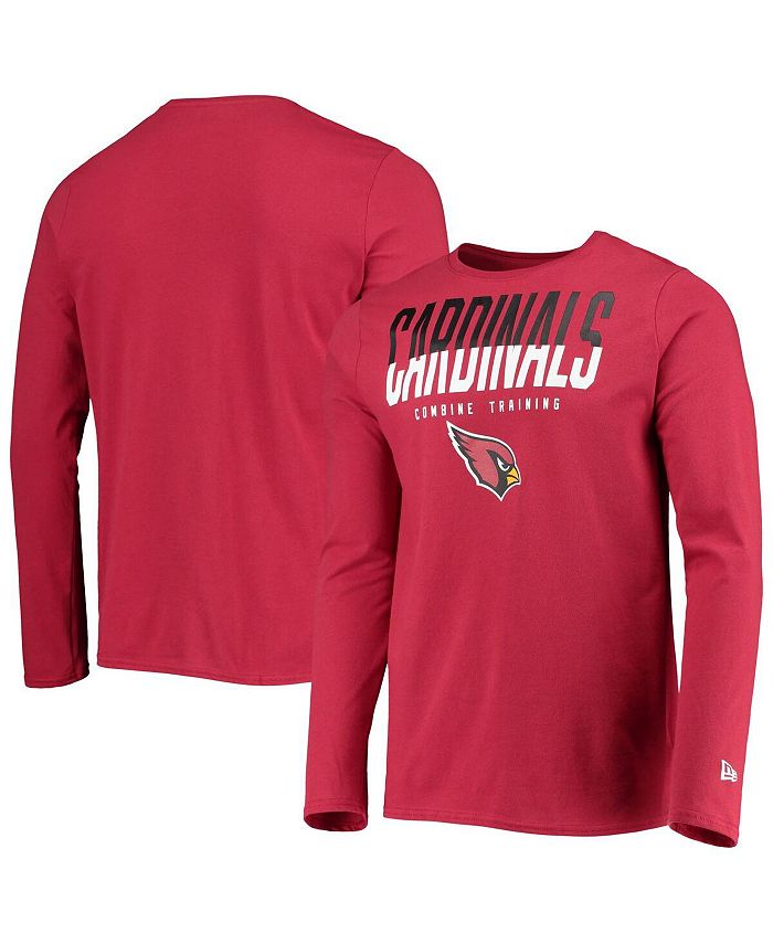 New Era Men's Cardinal Arizona Cardinals Combine Authentic Split Line ...