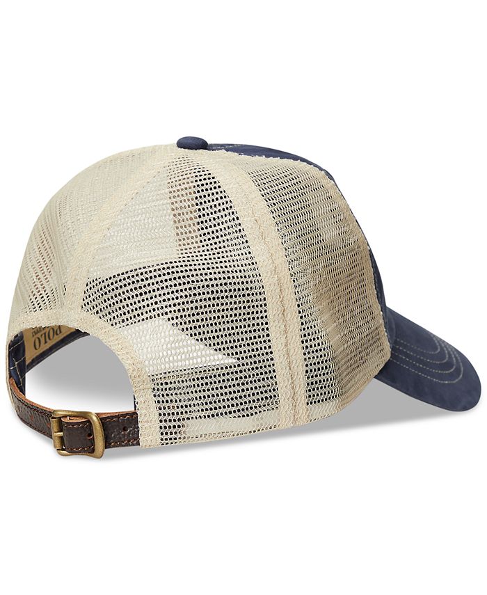 Polo Ralph Lauren Men's Logo-Patch Twill Trucker Cap - Macy's