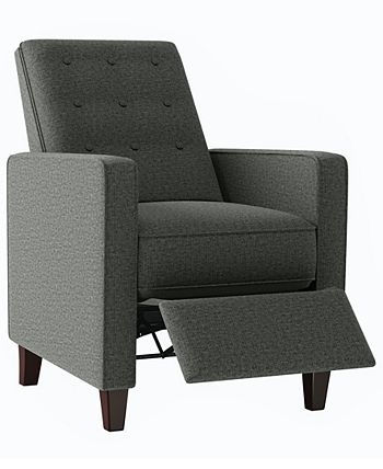Handy Living Gruber Pushback Square-Arm Recliner Chairs, Set of 2 - Macy's