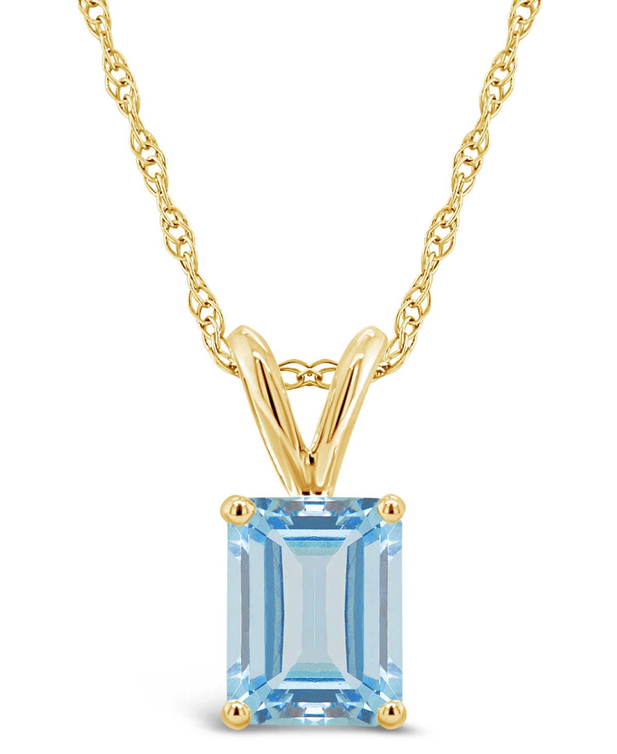 Click here for Aquamarine (1-3/8 ct. t.w.) Pendant Necklace in 14... prices