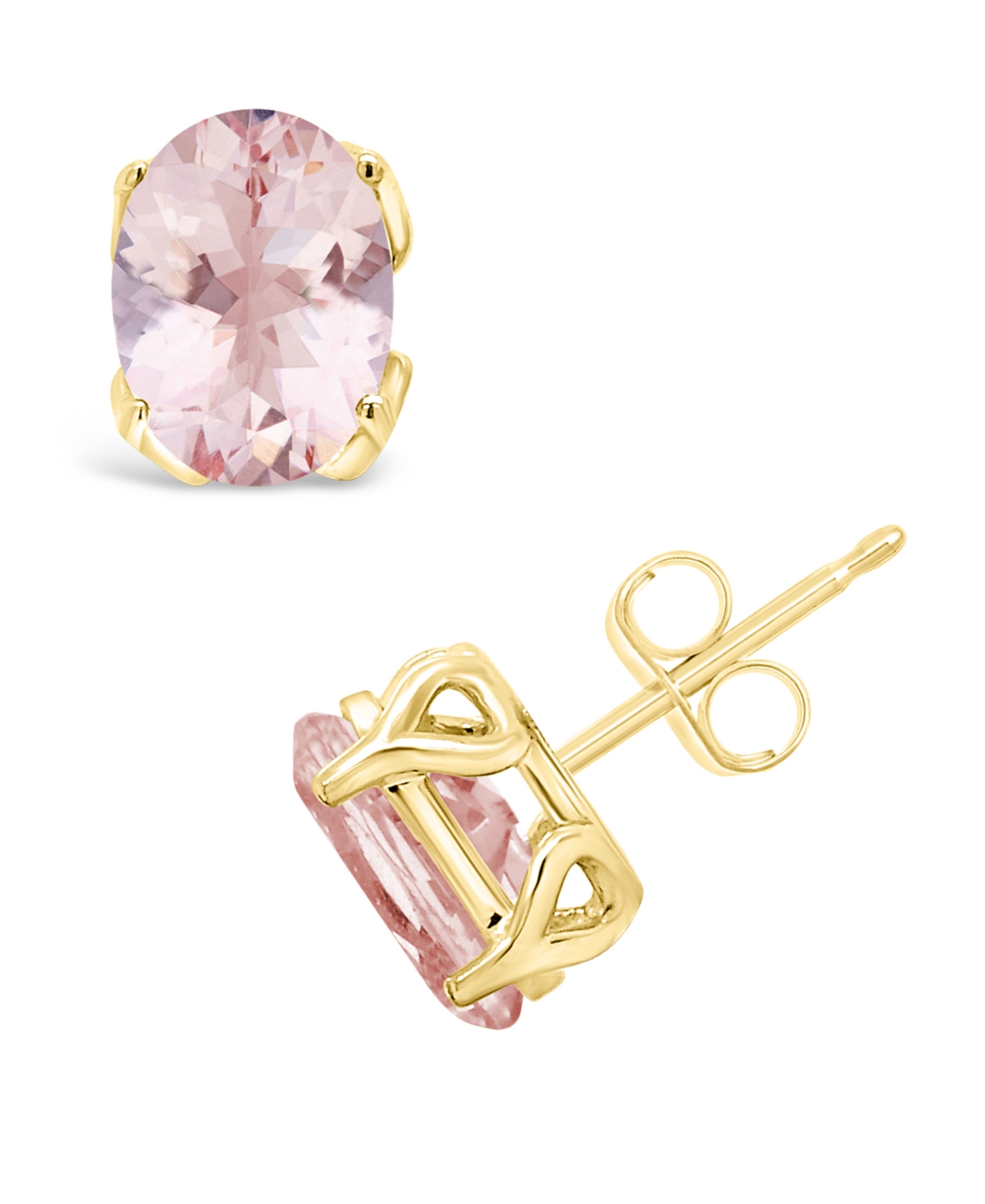Click here for Macys Morganite (2-1/3 ct. t.w.) Stud Earrings in... prices