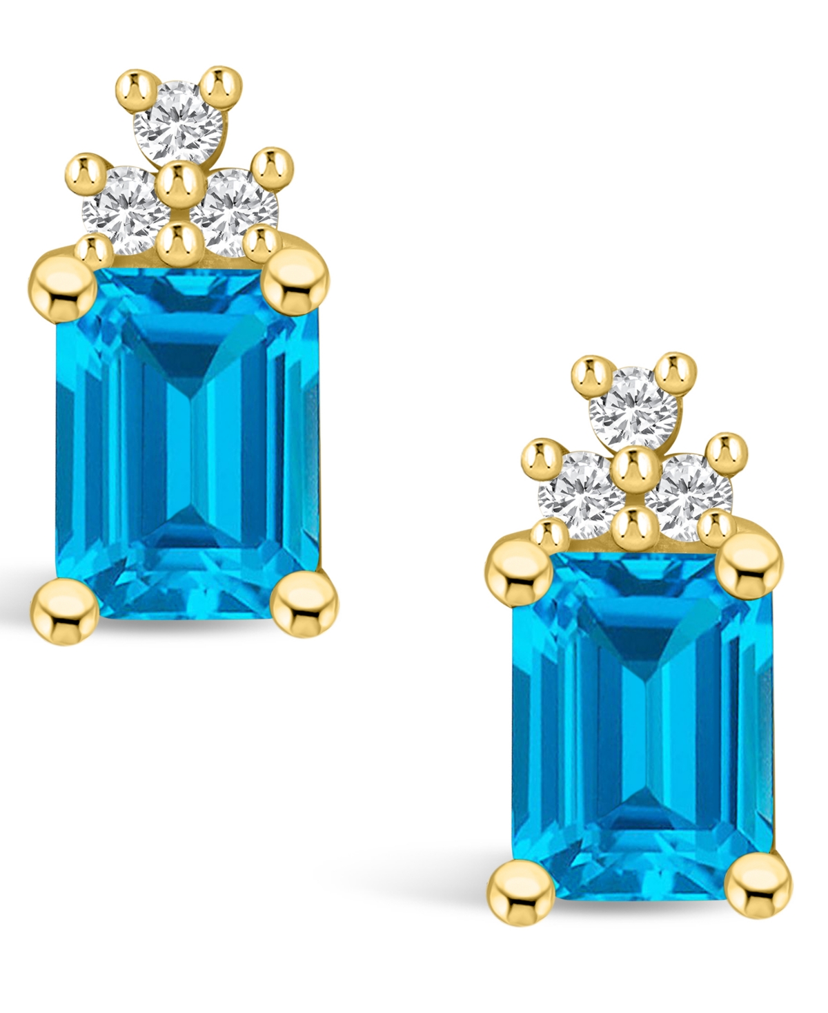 Click here for Macys Topaz (4 ct. t.w.) and Diamond (1/5 ct. t.w.... prices