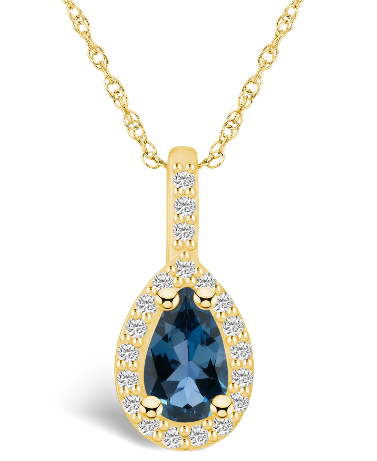 Click here for Macys London Blue Topaz (1 Ct. T.w.) and Diamond (... prices