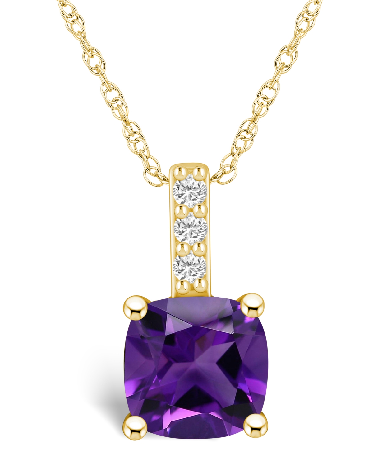 Click here for Macys Amethyst (2 Ct. T.w.) and Diamond Accent Pen... prices