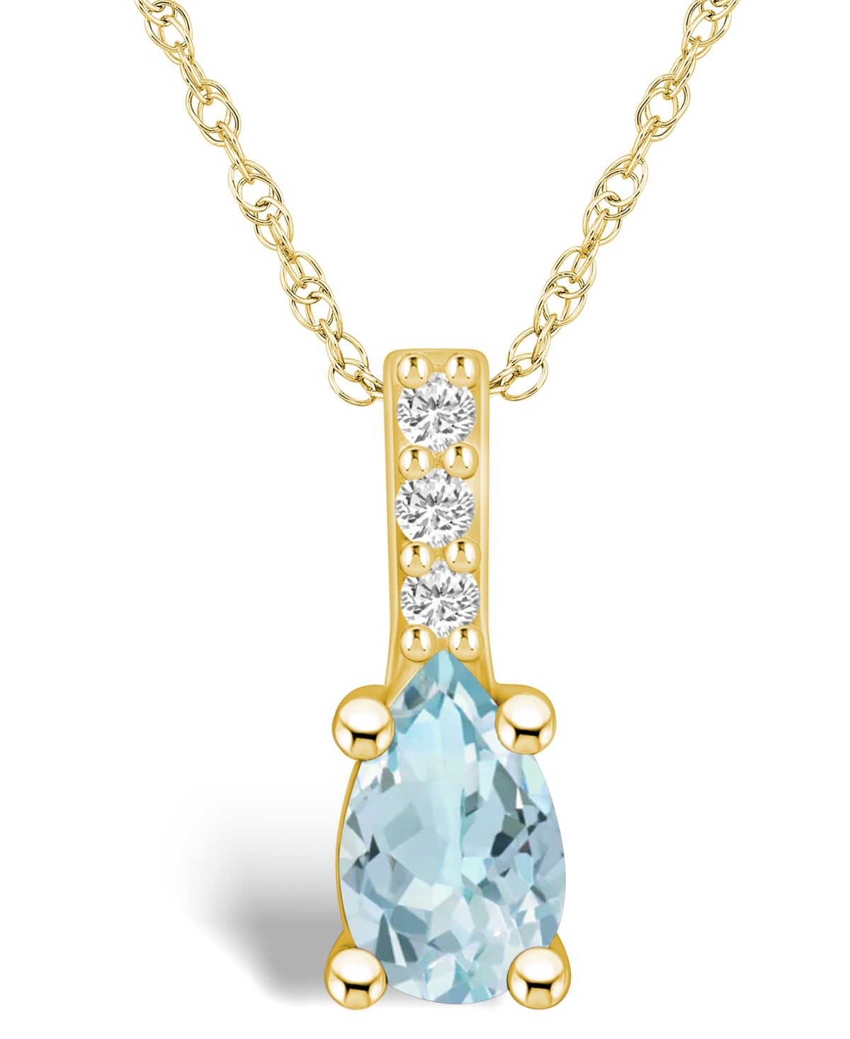 Click here for Macys Aquamarine (3/4 Ct. T.w.) and Diamond Accent... prices
