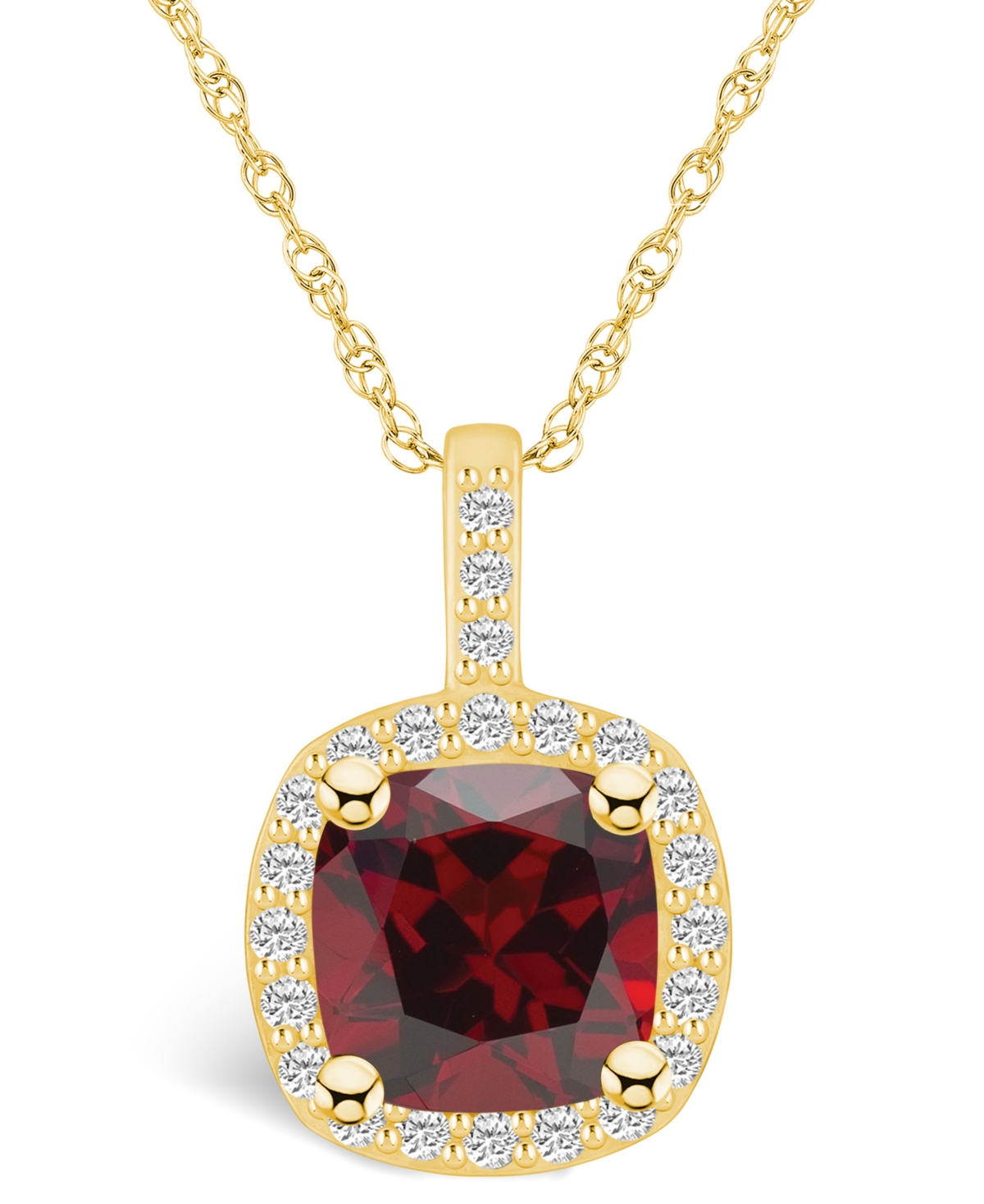 Click here for Macys Garnet (2-3/4 Ct. T.w.) and Diamond (1/4 Ct.... prices