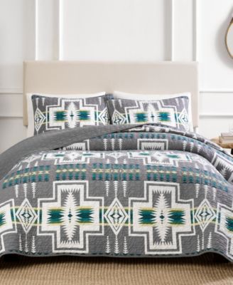 Pendleton Harding Coverlet Set, Twin - Macy's