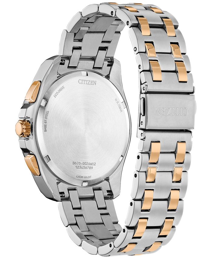 Citizen Eco-Drive Men's Chronograph Classic Two-Tone Stainless Steel ...