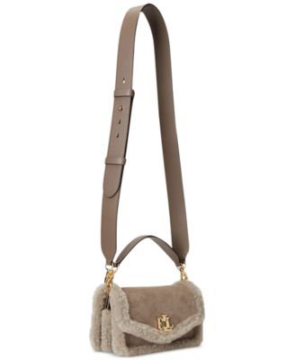 Lauren Ralph Lauren Suede Small Tayler Crossbody Bag - Macy's Lauren Ralph Lauren Suede Small Tayler Crossbody Bag - Macy's