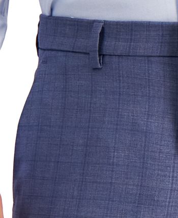 Perry Ellis Portfolio Perry Ellis Men's Slim-Fit Essentials Plaid Dress ...