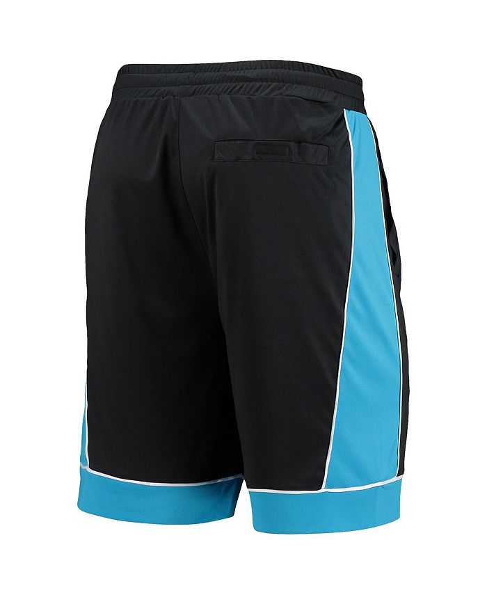 Starter Men's Black, Blue Carolina Panthers Fan Favorite Fashion Shorts ...
