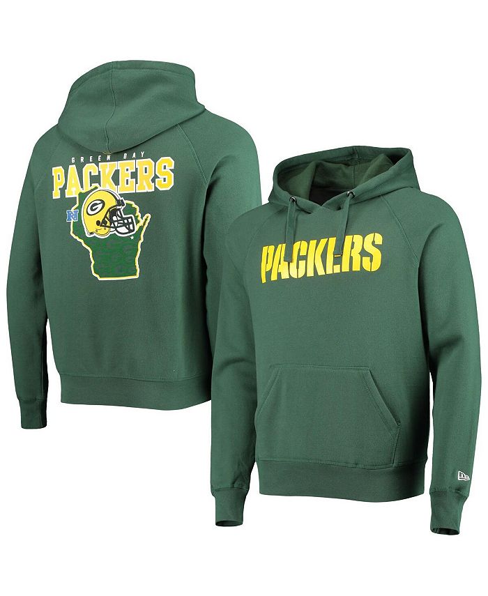 New Era Men's Green Green Bay Packers Local Pack Pullover Hoodie - Macy's