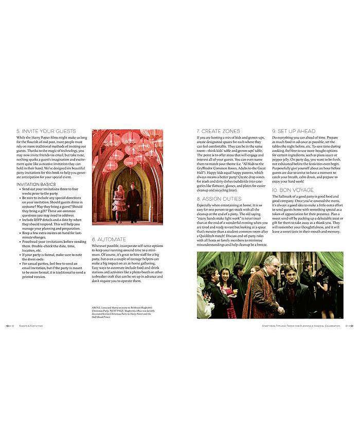 Barnes & Noble Harry Potter - Feasts & Festivities - An official Book ...