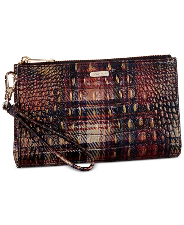 Brahmin Daisy Melbourne Embossed Leather Clutch & Reviews - Handbags ...