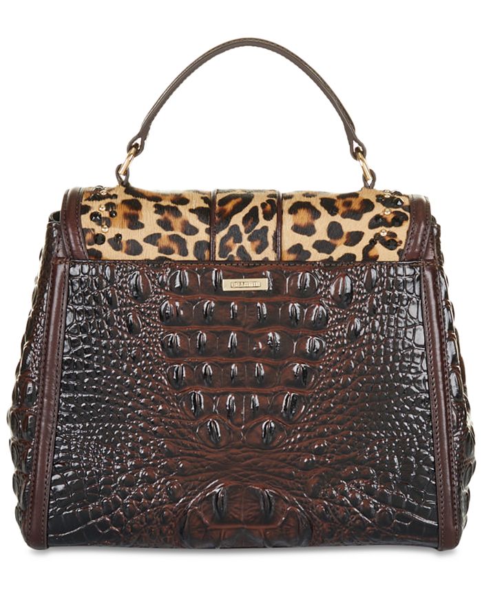 Brahmin Rene Albertina Embossed Satchel - Macy's