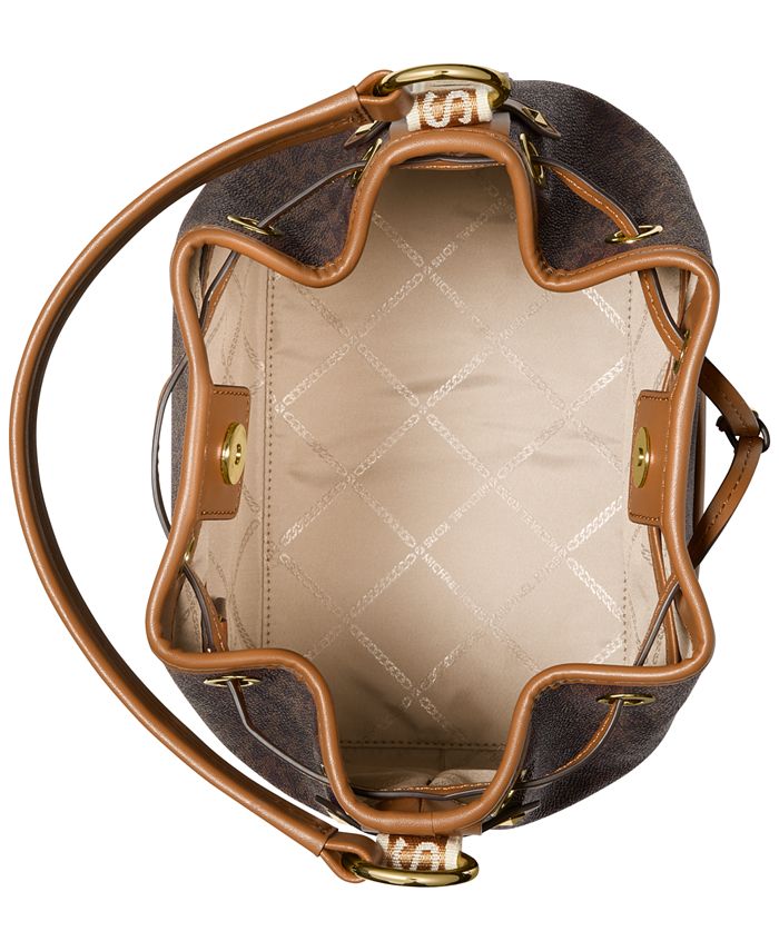 Michael Kors Logo Maeve Bucket Messenger Bag - Macy's