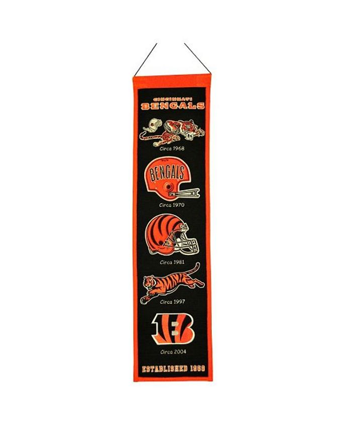 Winning Streak Cincinnati Bengals Heritage Banner - Macy's