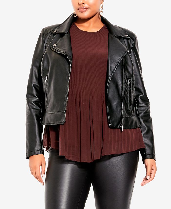 City Chic Plus Size Trendy Savannah Jacket & Reviews - Jackets ...