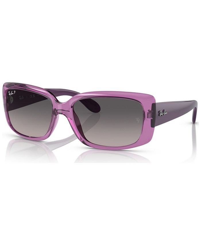 Ray-Ban Women's Polarized Sunglasses, RB438955-YP - Macy's